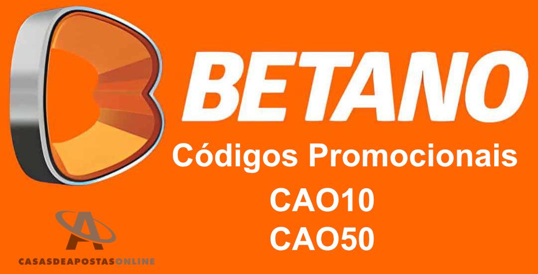 Código Promocional Betano 2024 “cao10” Para 10€ Grátis
